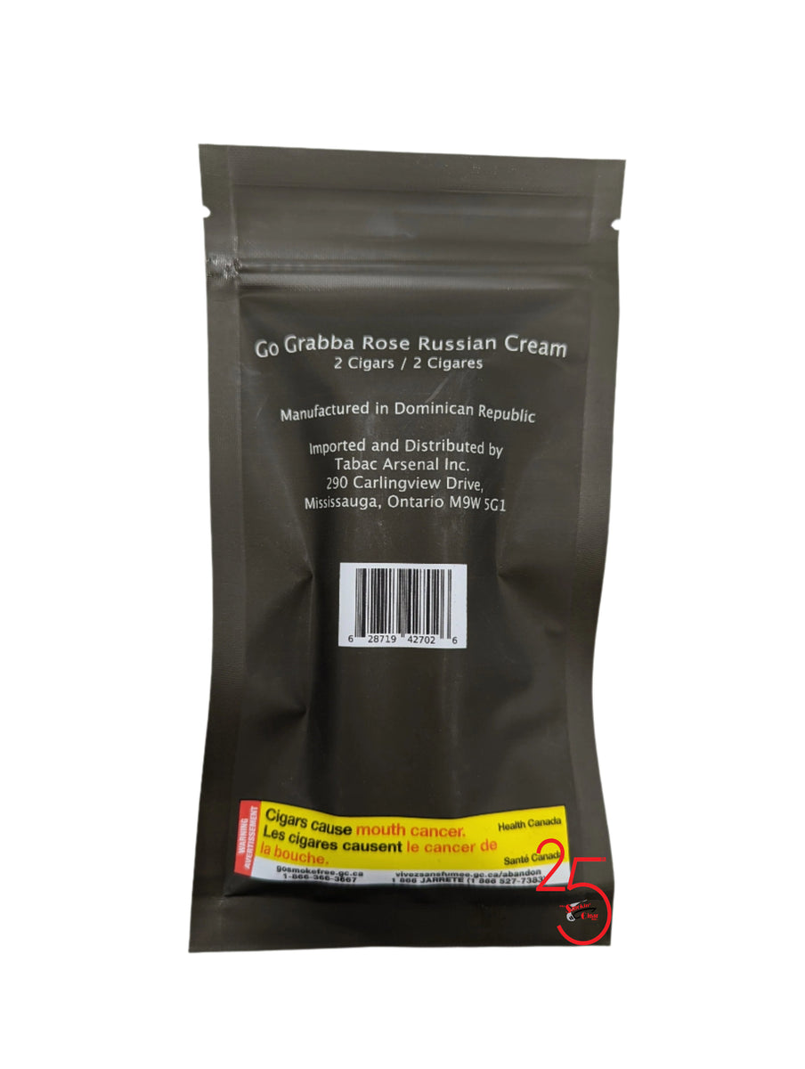 Go Grabba Rose Russian Cream 2 Cigars – TSC