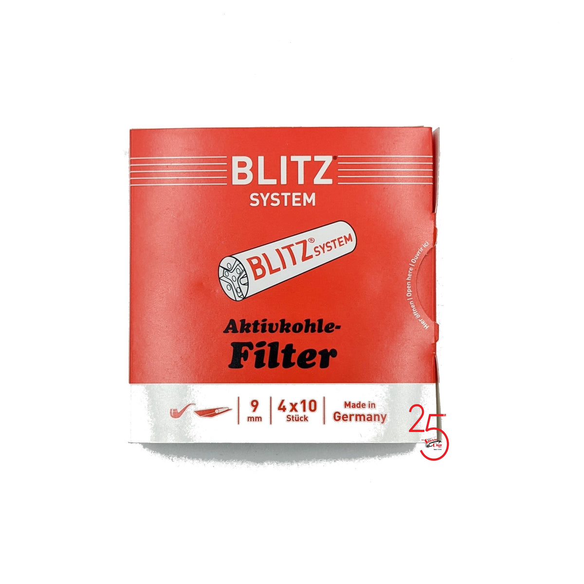 Blitz 40 Pack of 9mm Pipe Filters – TSC