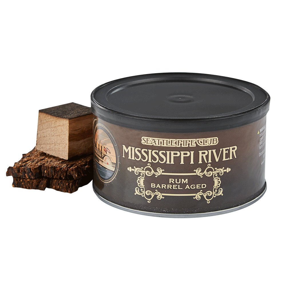 Seattle Pipe Club Mississippi River Barrel Aged 50g Pipe Tobacco – TSC